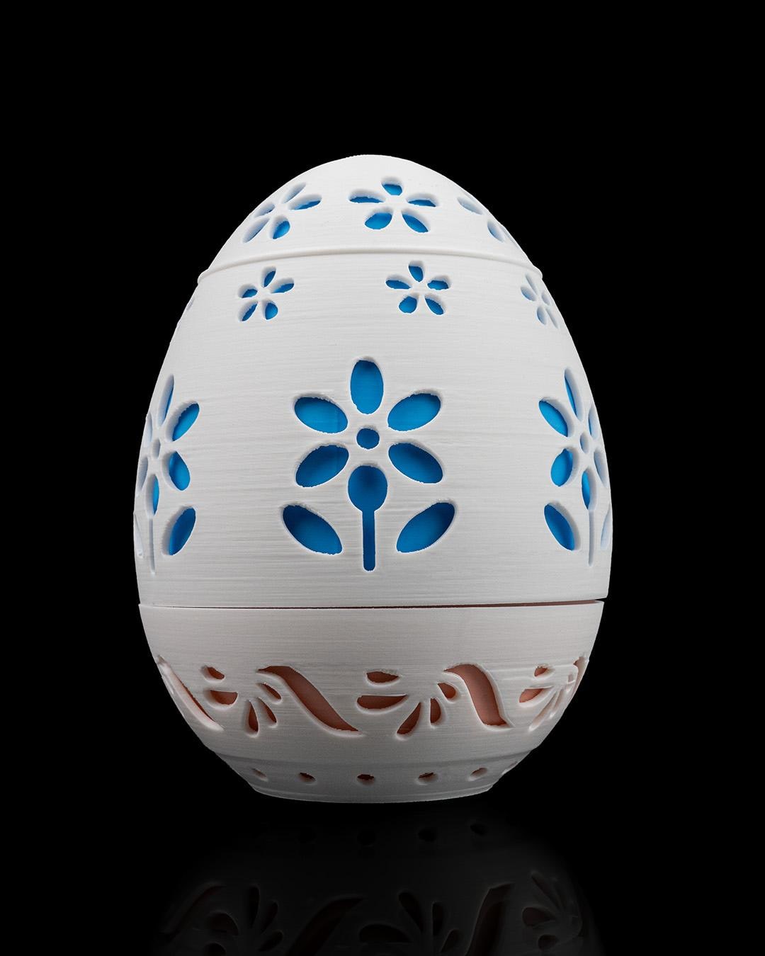 Floral Cutout Easter Egg - Decorative & Openable - Etsy