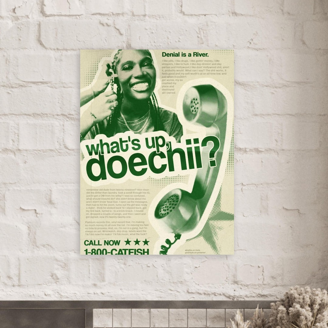 Doechii Poster - A Stunning Tribute to the Rising Star - Etsy