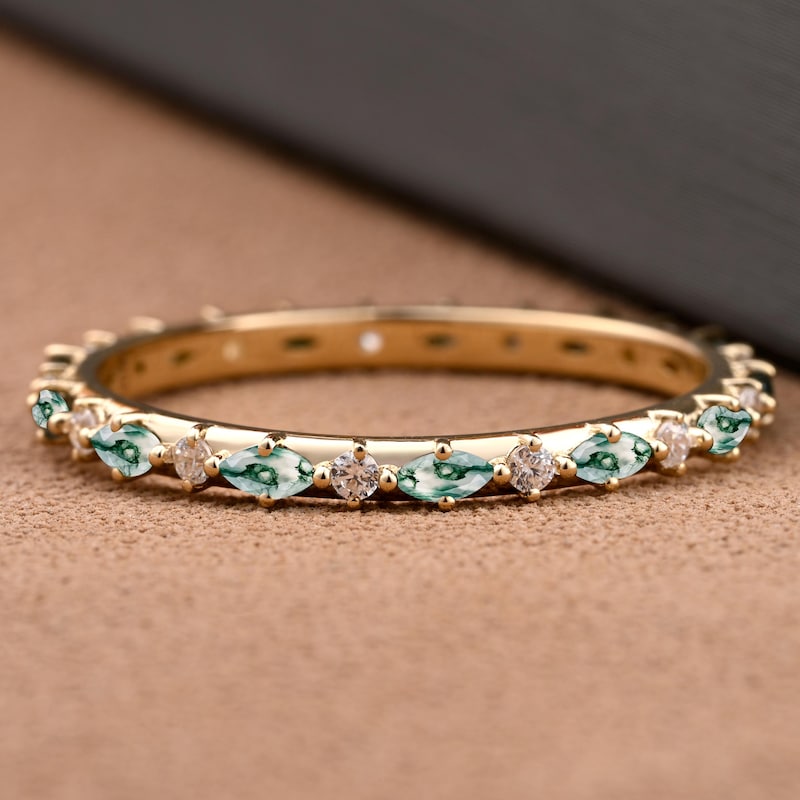 Brown Marquise Band - Etsy