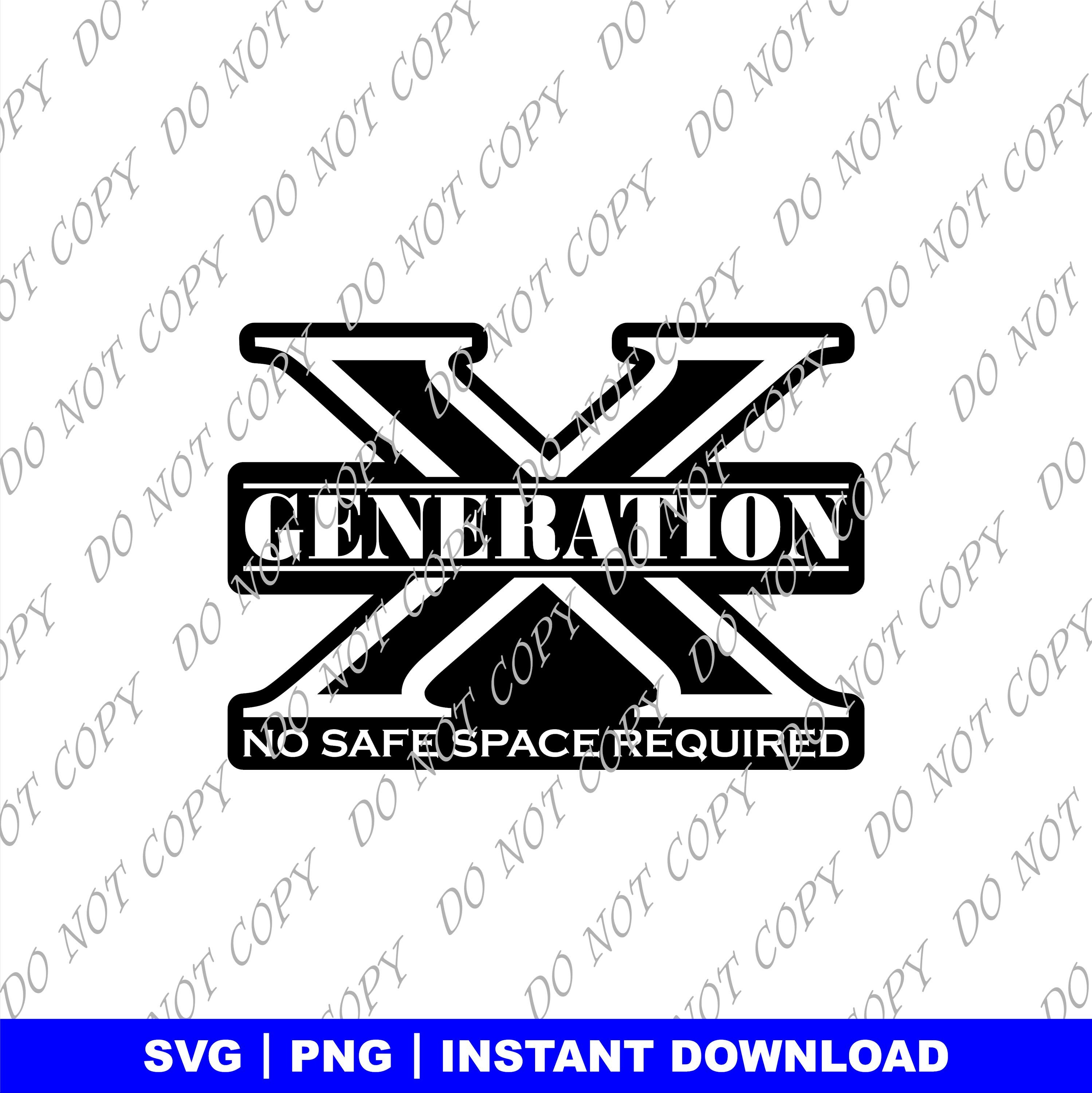 Genx Svg Png, Generationx Svg Png, Gen-x Svg Png, Generation-x Svg Png ...