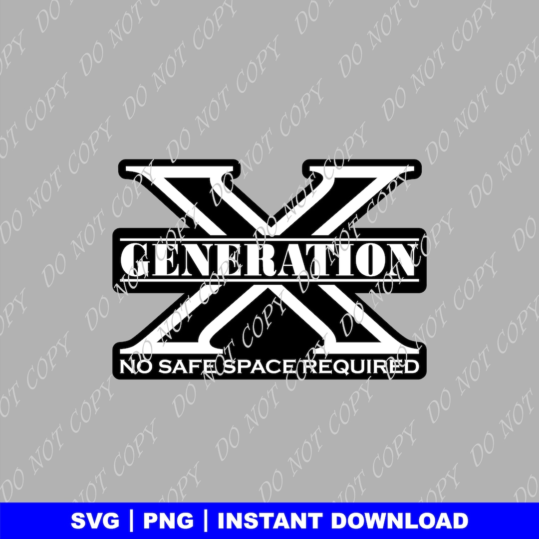 Genx Svg Png, Generationx Svg Png, Gen-x Svg Png, Generation-x Svg Png ...