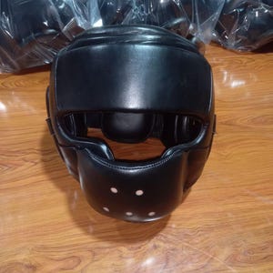 Custom Boxing Headgear | PU Leather | Sparring & MMA Helmet | Shock ...
