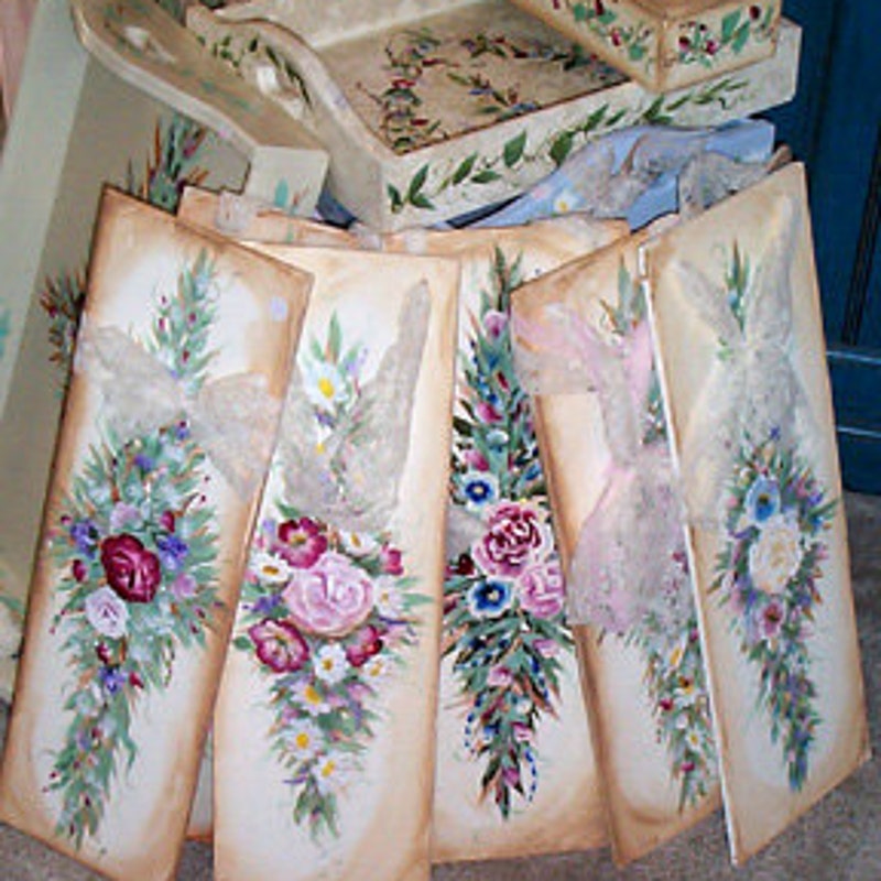 Hand Painted Rose - Etsy