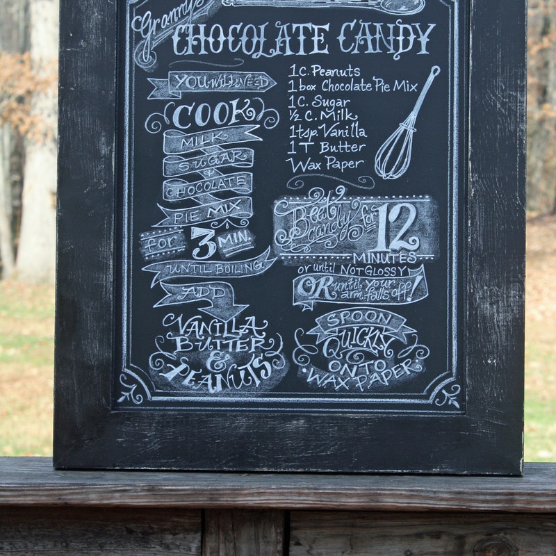 Family Chalkboard - Etsy