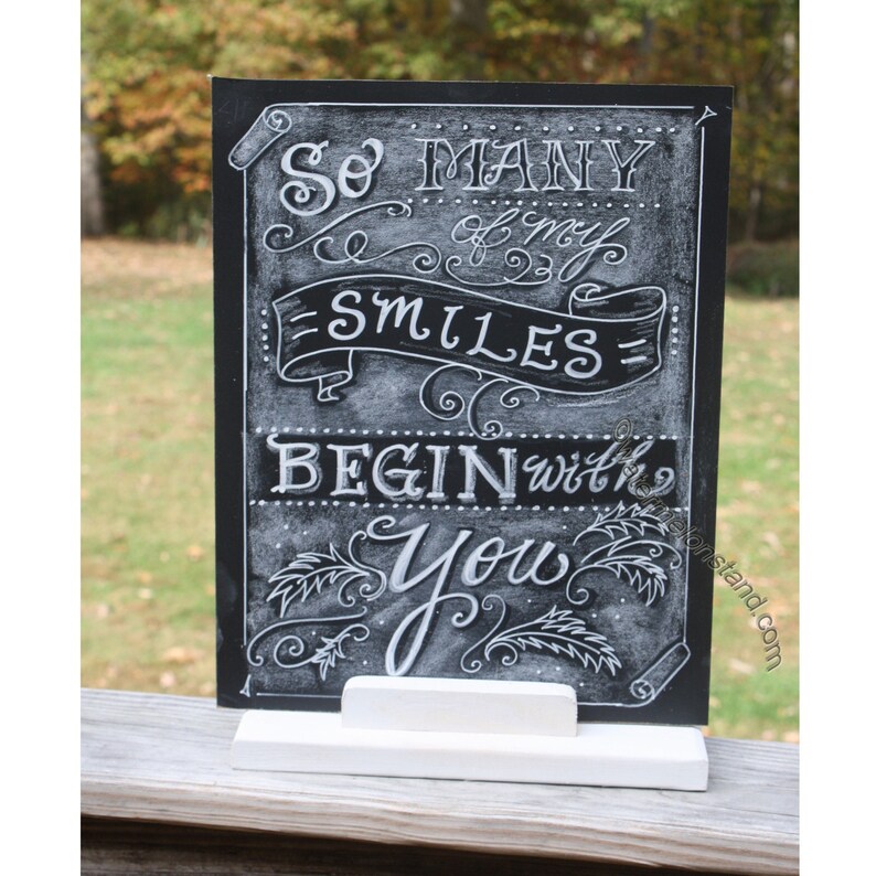 Small Chalkboard Art Sign for Your Wedding, Event, or Home - Etsy