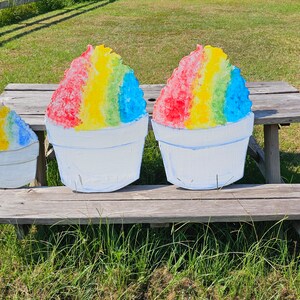 Huge Shaved Ice Sno Cone, Kitchen, Bedroom Decor or Put up in Your ...