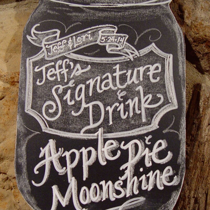 Mason Jar Chalkboard - Etsy