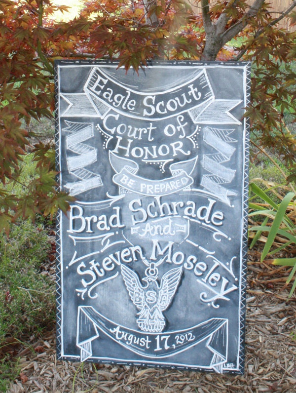 Chalkboard Art Sign for Your Wedding or Event Unframed 18 X 36 - Etsy