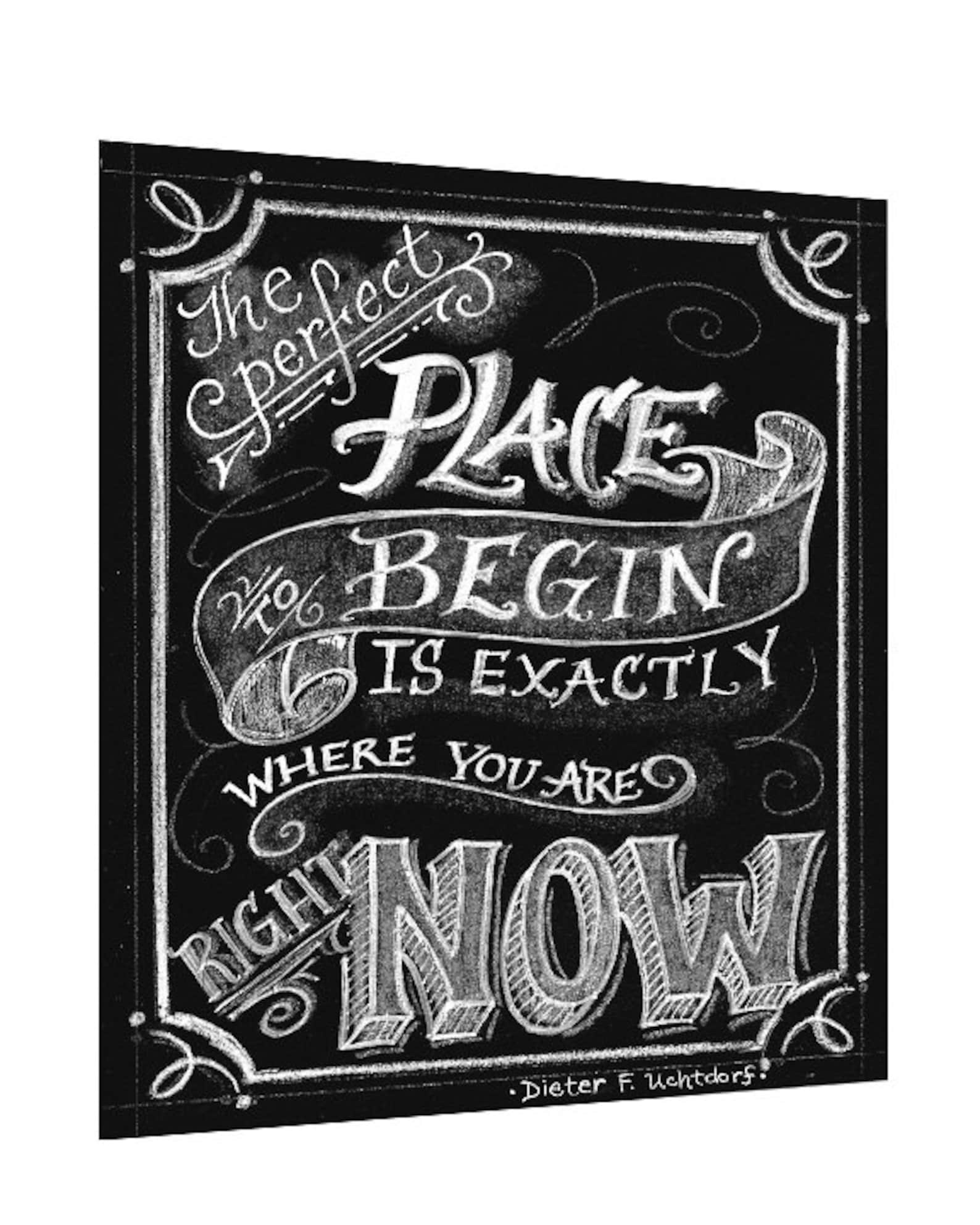 Custom Personalized Original Chalkboard Art Poster - Etsy