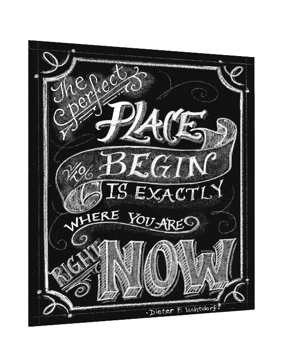 Custom Personalized Original Chalkboard Art Poster - Etsy