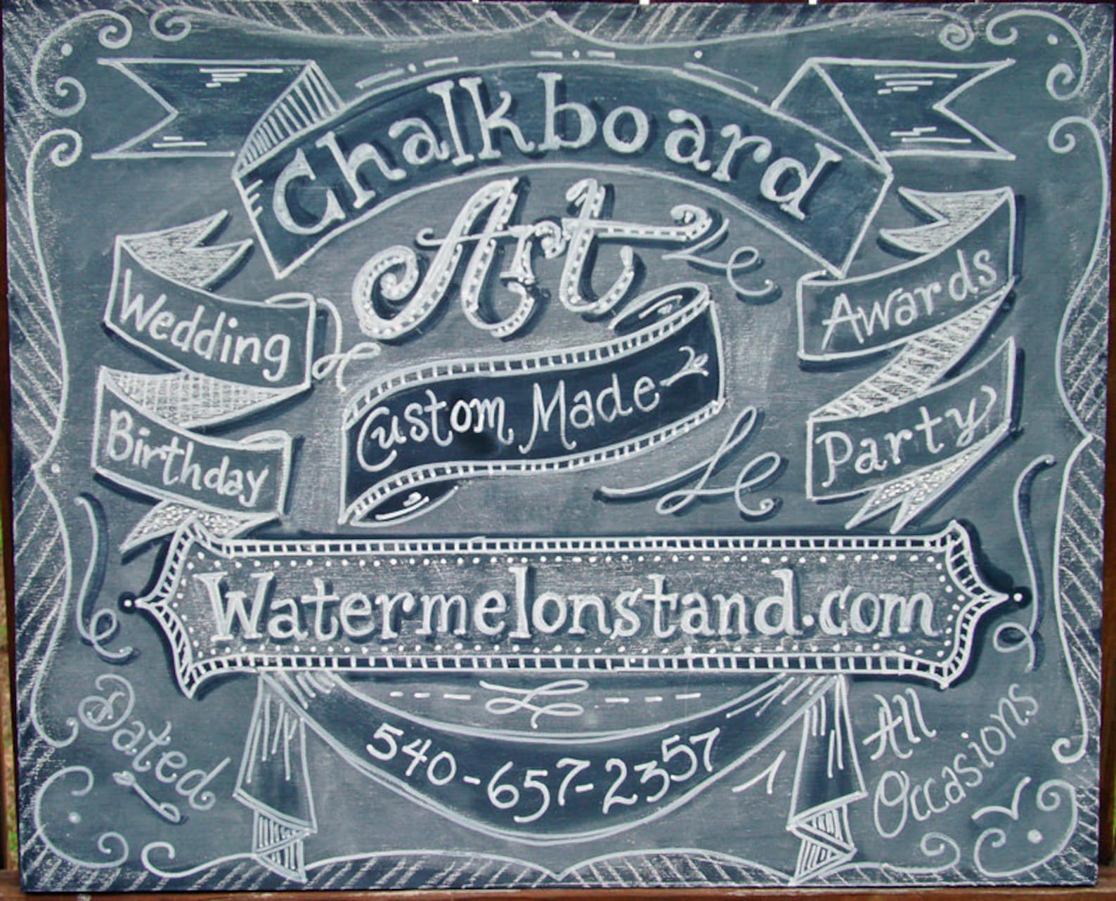 Chalkboard Art Sign for Your Wedding or Event Unframed 18 X 24 - Etsy