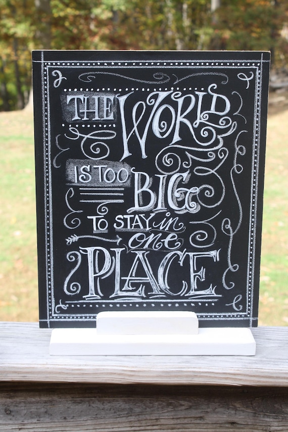 Chalkboard Sign Quote