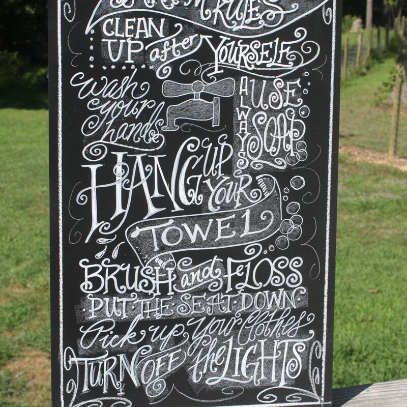 12" X 20" Chalkboard - Etsy