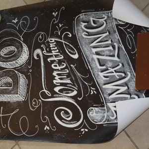 Chalkboard Art Poster - Custom Chalboard - Paper Poster - Etsy