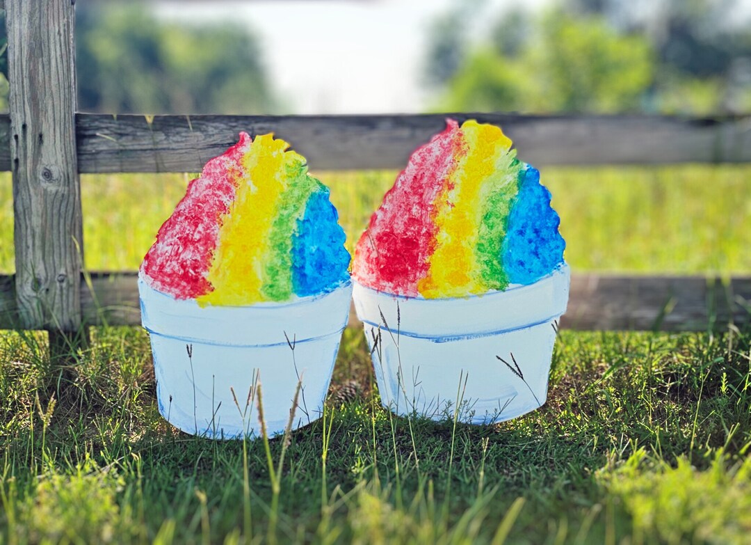 Huge Shaved Ice Sno Cone, Kitchen, Bedroom Decor or Put up in Your ...