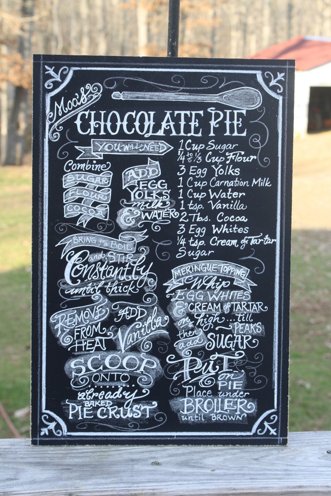 Favorite Family Recipe in a Chalkboard Art Sign Framed 24 X 34 - Etsy