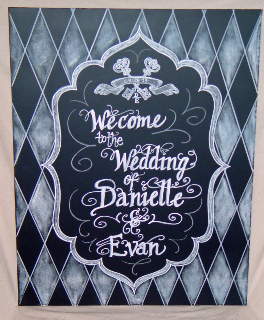 Chalkboard Art Sign for Your Wedding or Event Framed 22 X 28 - Etsy