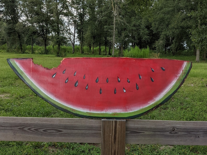 Hand-painted Watermelon Farm Sign: Extra Large Vintage Counrty ...