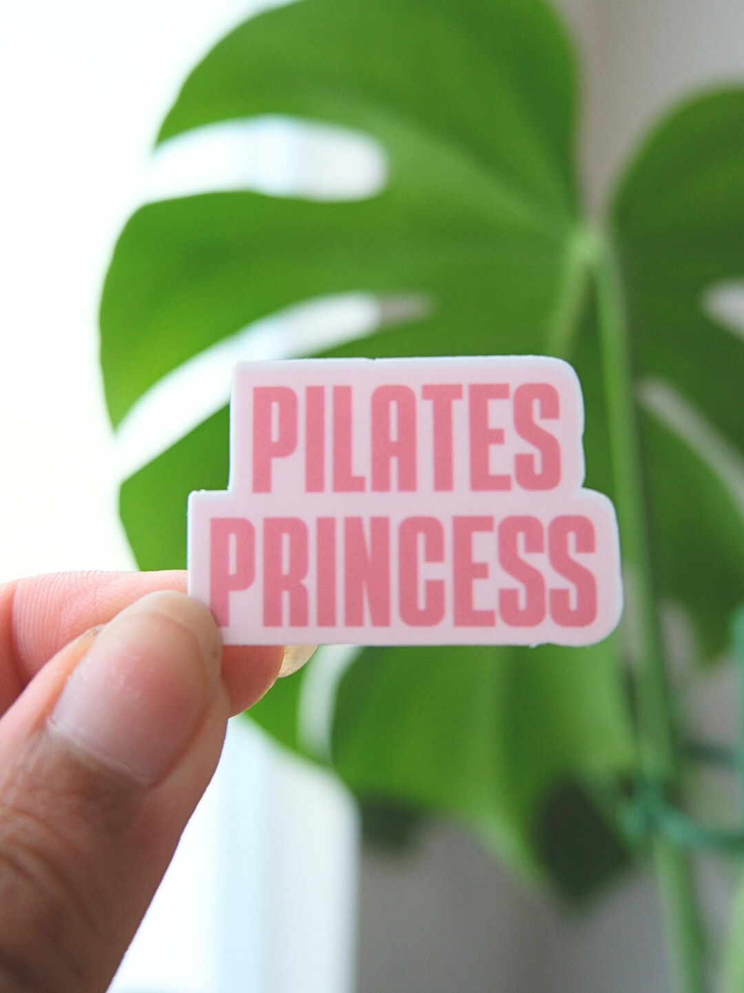 Pilates Princess Vinyl Sticker: Water-resistant Workout Decal - Etsy