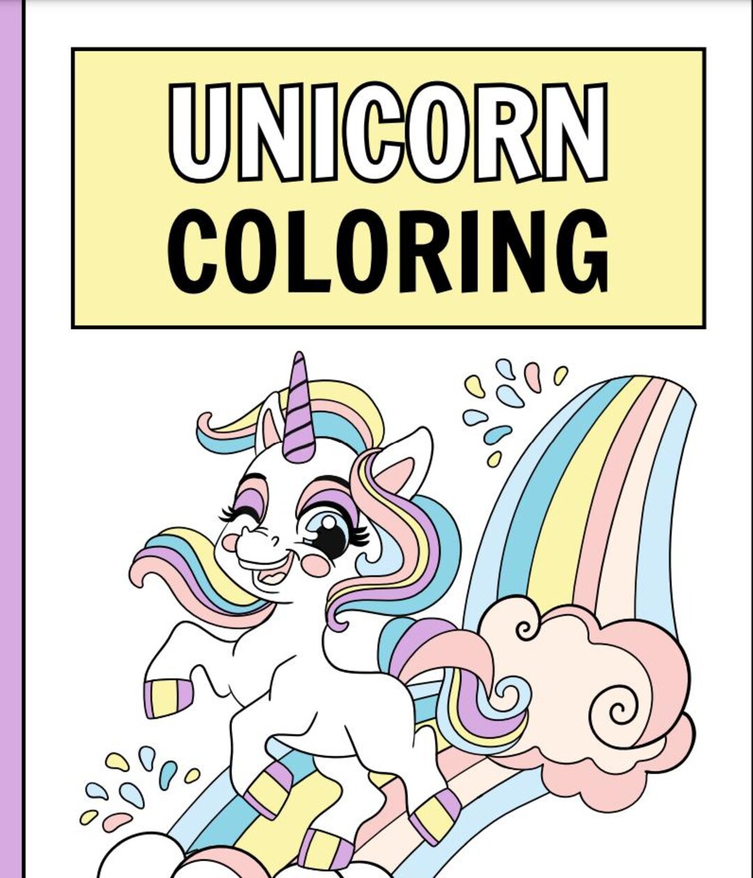 Unicorn Affirmation Coloring Book Digital PDF Printable - Etsy