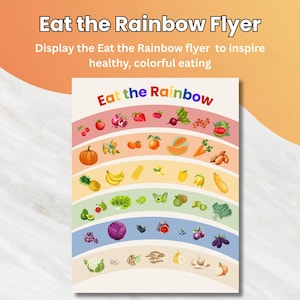 Printable Nutrition Worksheets – Eat the Rainbow Activity Sheet ...