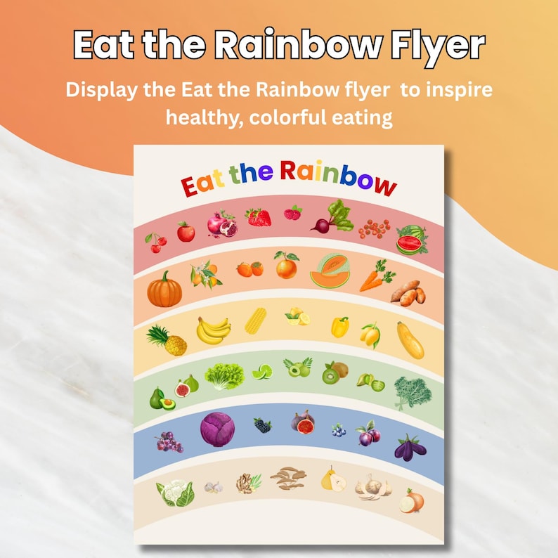 Printable Nutrition Worksheets – Eat the Rainbow Activity Sheet ...