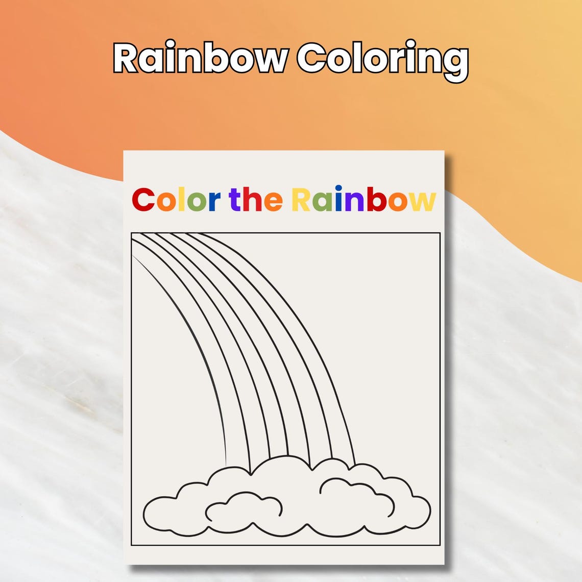 Printable Nutrition Worksheets – Eat the Rainbow Activity Sheet ...