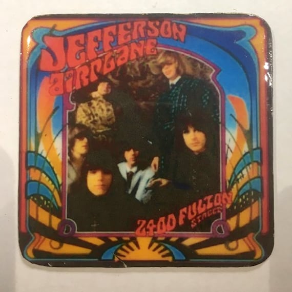 Classic Album Coaster Jefferson Airplane 2400 Fulton Street | Etsy
