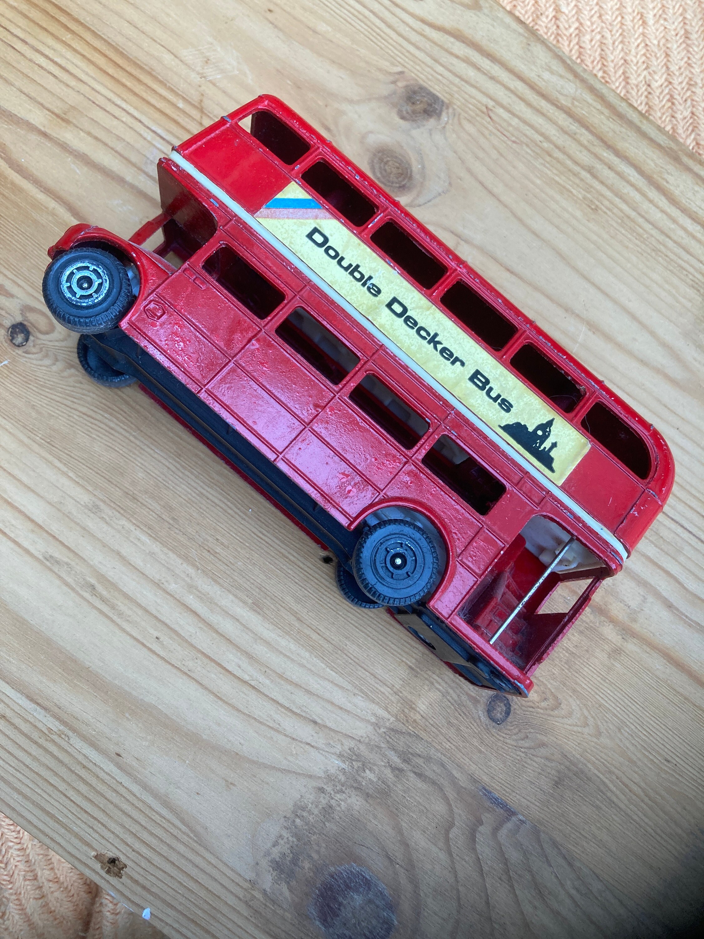 Pull Back Cars Diecast Double Decker Buses - Classic Toy Vehicles On ...