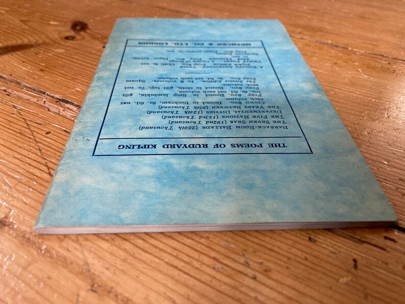 Twenty Poems From Rudyard Kipling - Etsy