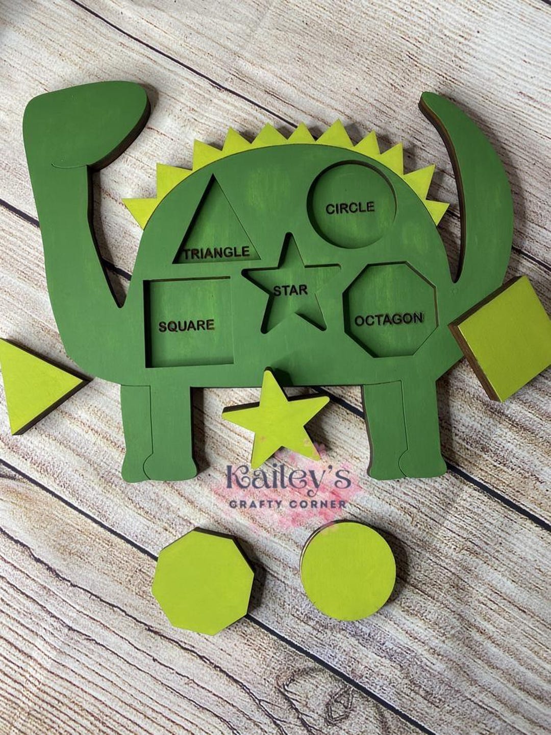 Learning Dinosaur, Shape a Dinosaur, Learning Toy for Kids - Etsy