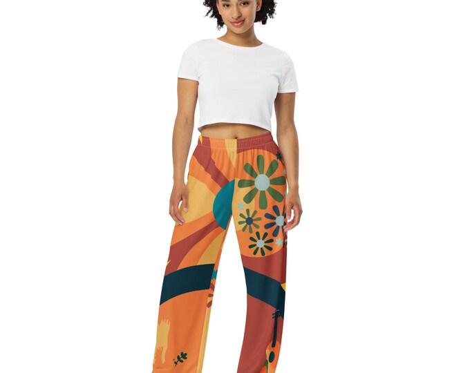 Flower Power Pants - Etsy UK