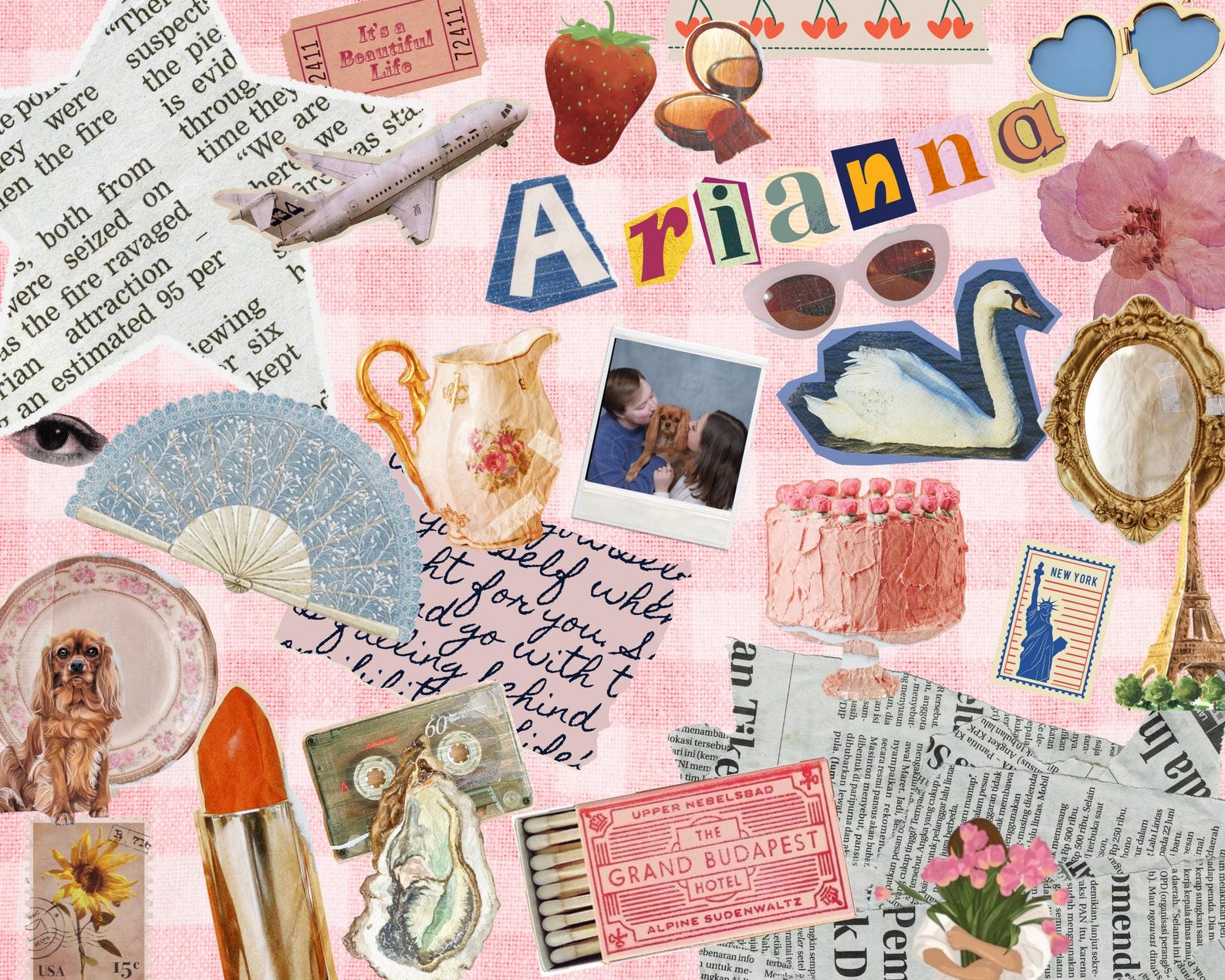 Custom Digital Scrapbook Collage - Etsy
