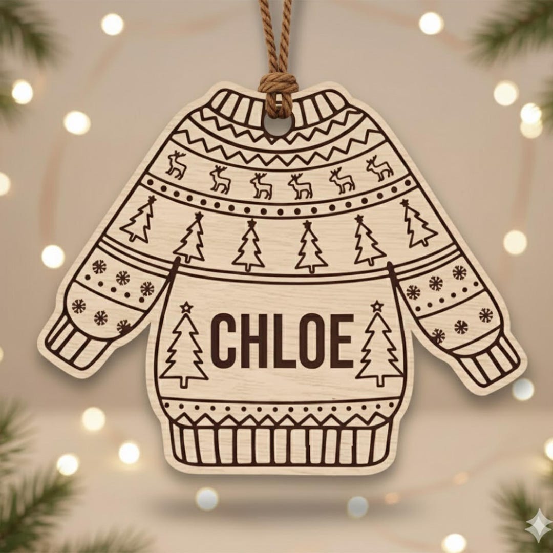 Ugly Christmas Sweater, Personalized Sweater, Santas Favorite Ho ...