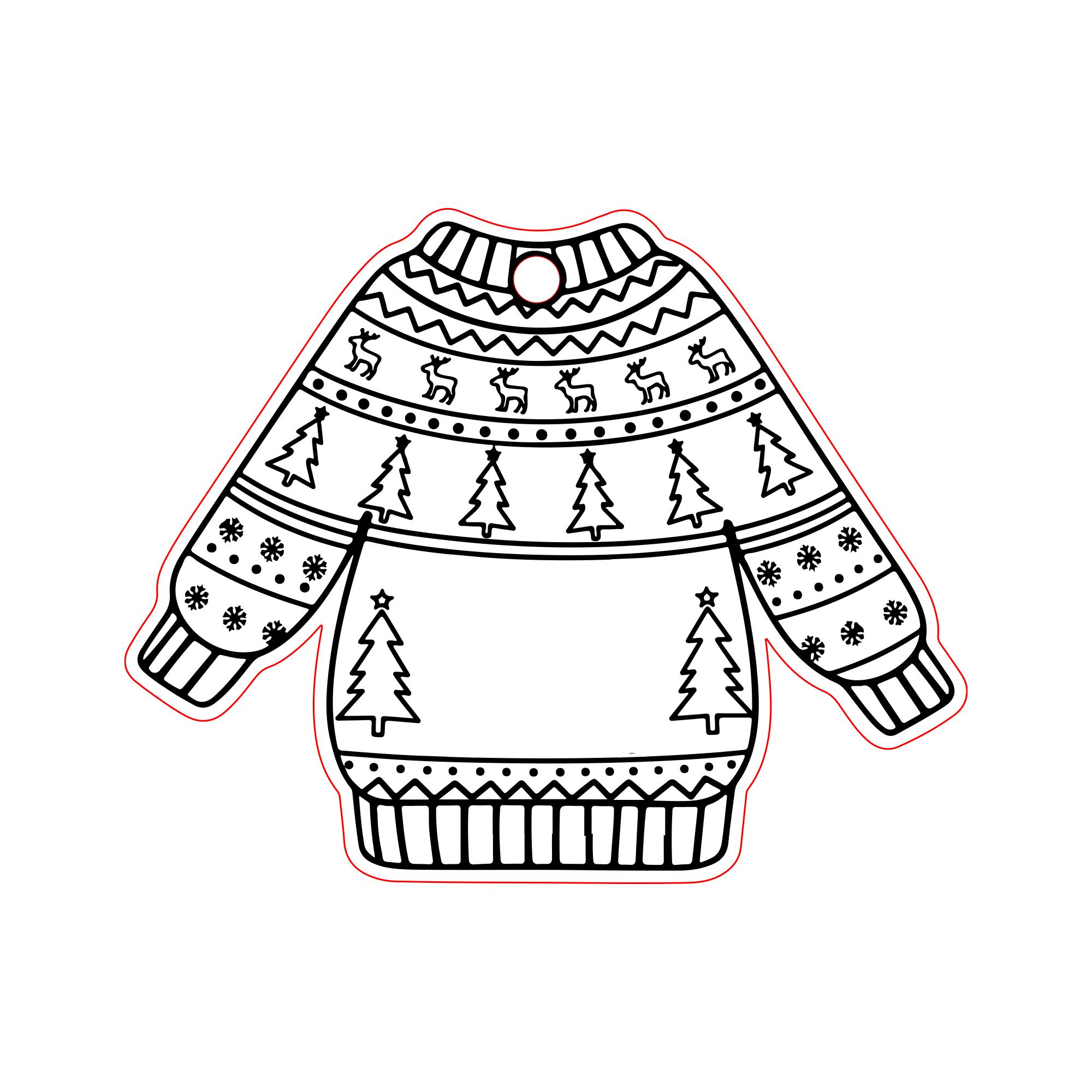 Ugly Christmas Sweater, Personalized Sweater, Santas Favorite Ho ...