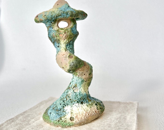 TWISTED LAVA LANTERN - Japanese Garden Art - Ceramic Decor - Zen ...