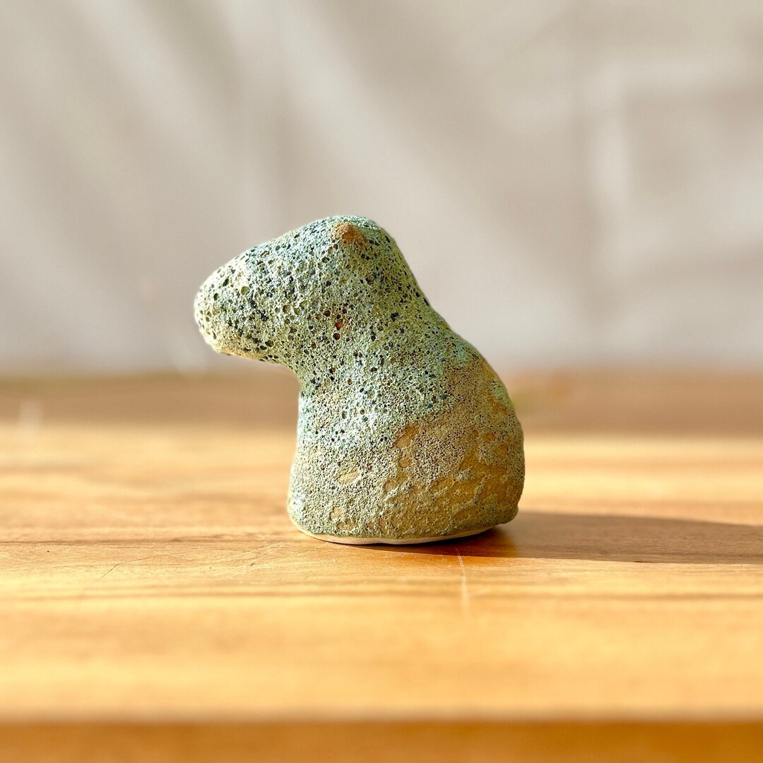 CAPYBARA STATUE // Volcanic Lava Glaze Cappy / Capybara Art / Animal ...