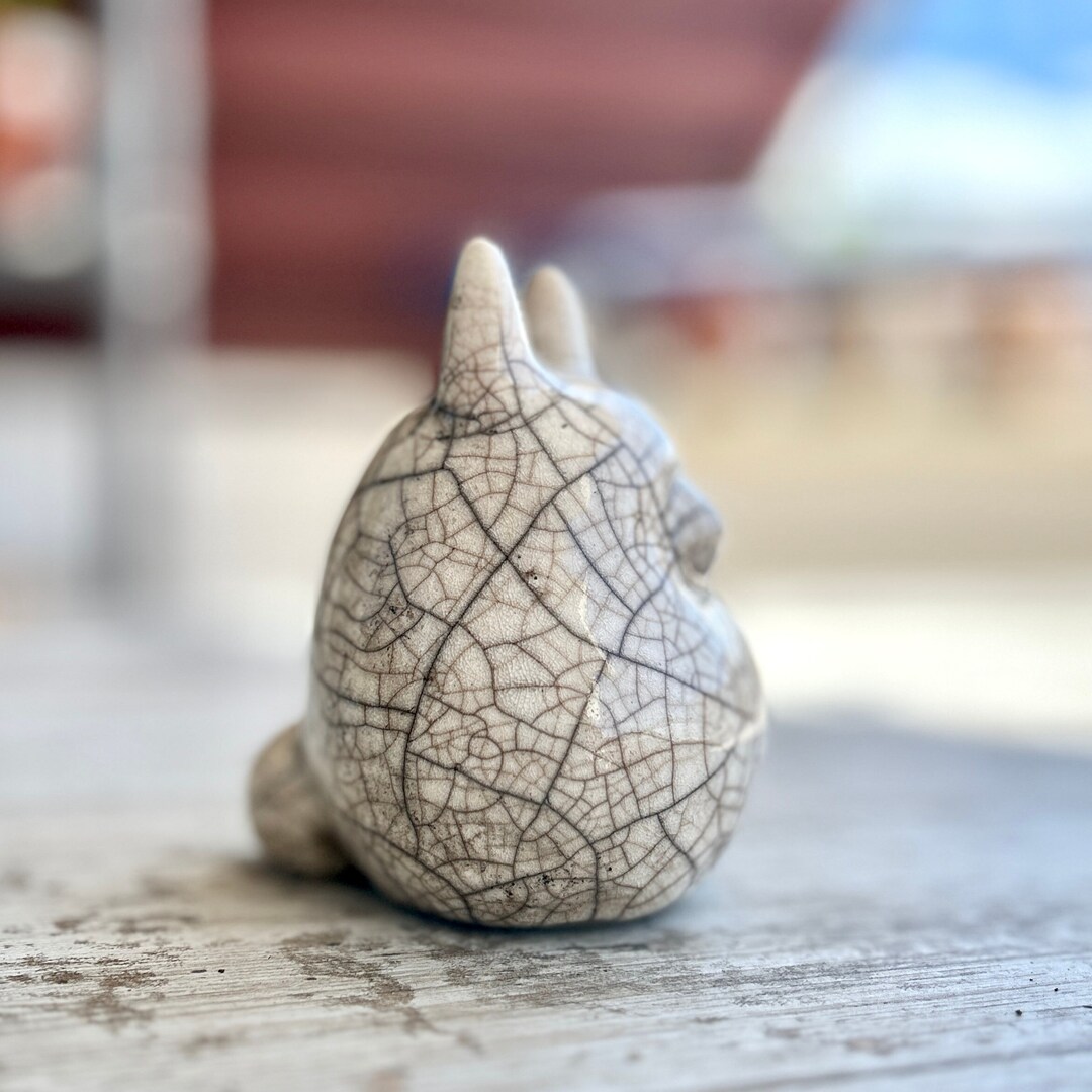 CERAMIC TOTORO Statue // Handmade Ceramic Studio Ghibli Fan Art Decor ...
