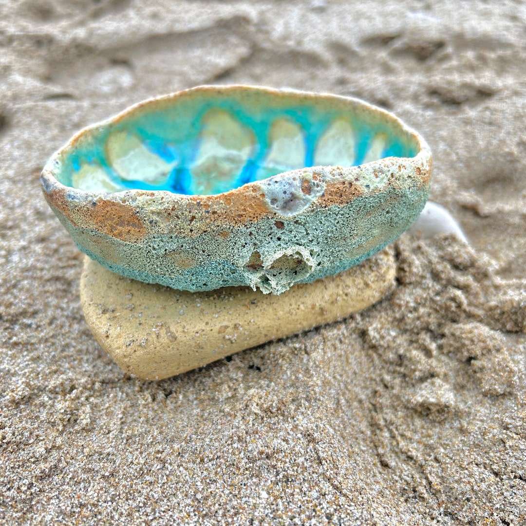 MIND_BLOWING VOLCANIC CRATER Lava Bowl Contemporary Art Unique Gift One ...