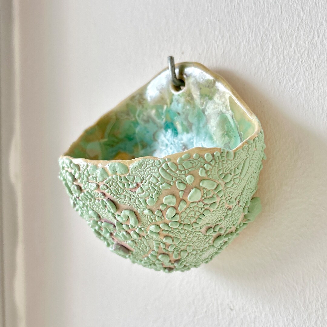 CRAWL WALL POCKET // Unique Wall Decor Wall Shrine Wall Display ...