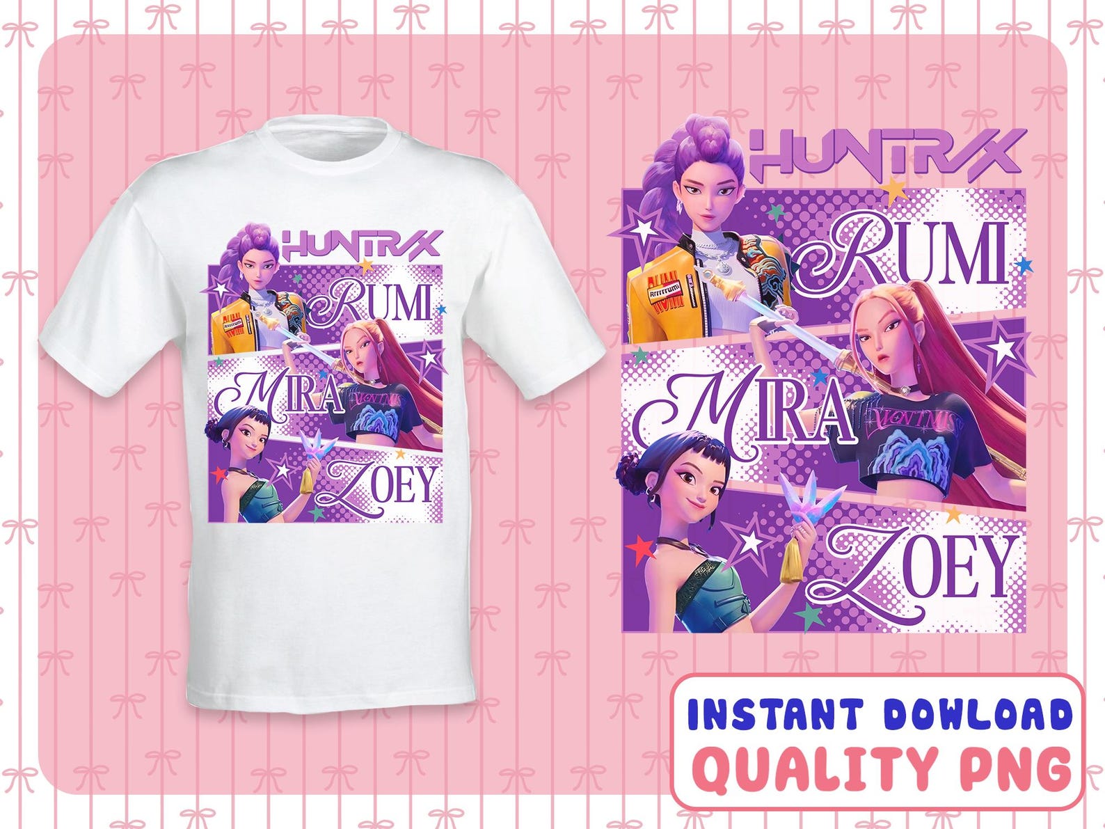 Huntrix PNG, Demon Hunter Tiger Png, Mira, Rumi, Joy, Derpy PNG, Kpop ...