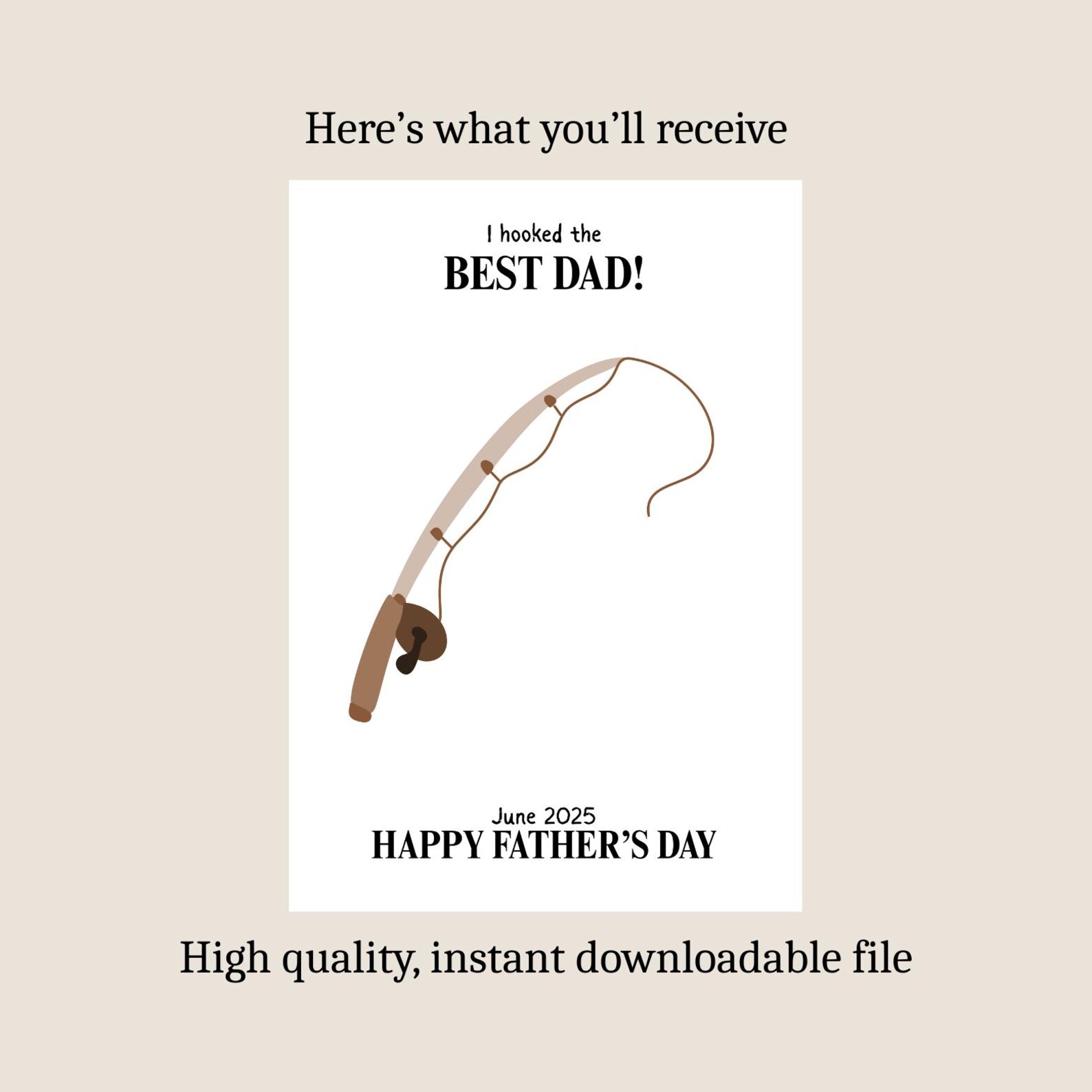 Father's Day Handprint Craft | Gift for Dad | Father's Day Craft ...