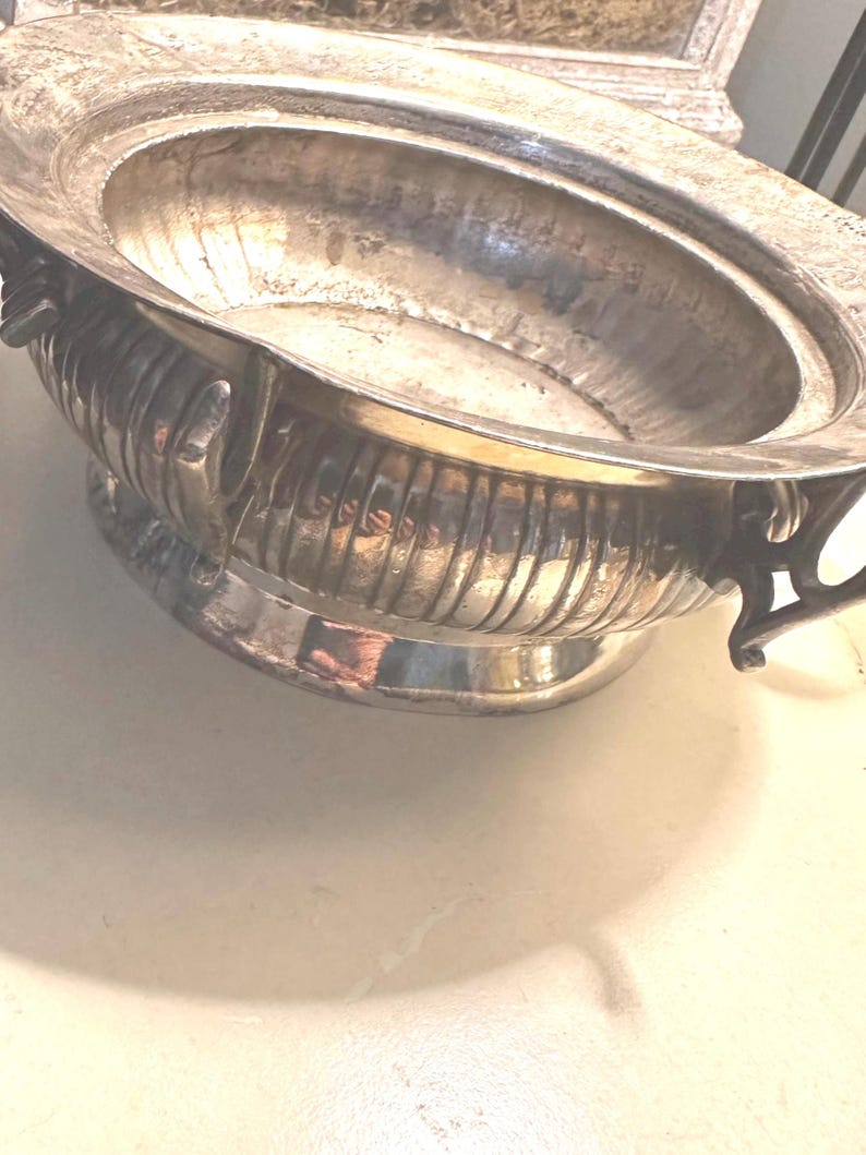 Antique Homan Silver Plate Co. Quadruple Plate Bowl – Vintage Ornate ...