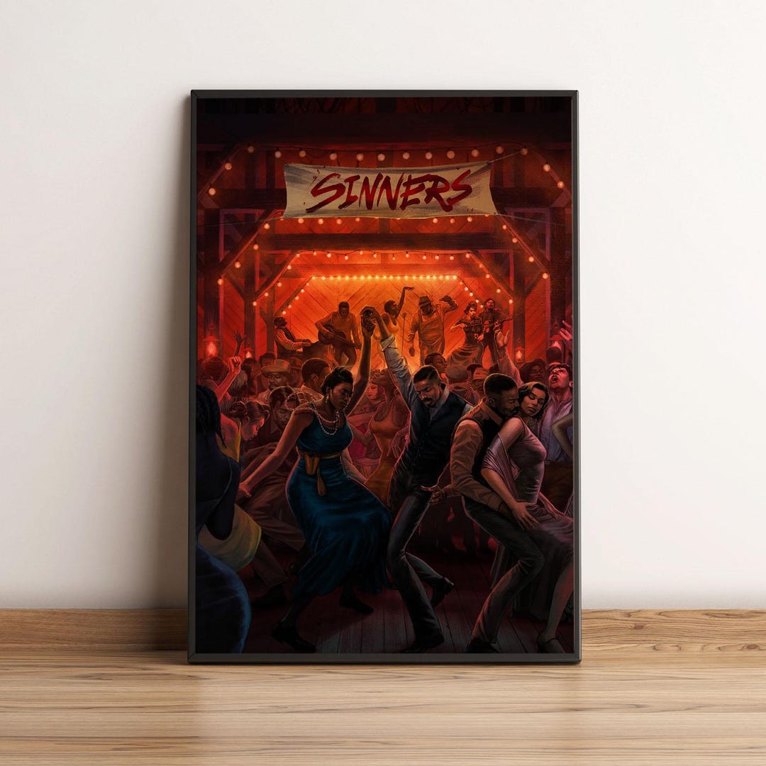 Sinners Surreal Montage Movie Poster, I Lied to You Musical Cartoon ...