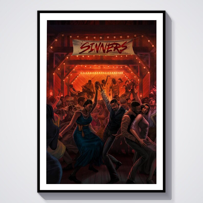 Sinners Surreal Montage Movie Poster, I Lied to You Musical Cartoon ...