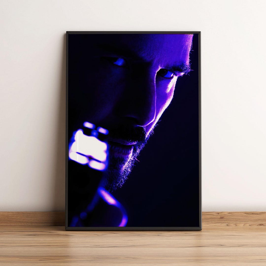 Lila John Wick Film Poster, Baba Yaga Action Film Kunstdruck, Keanu ...