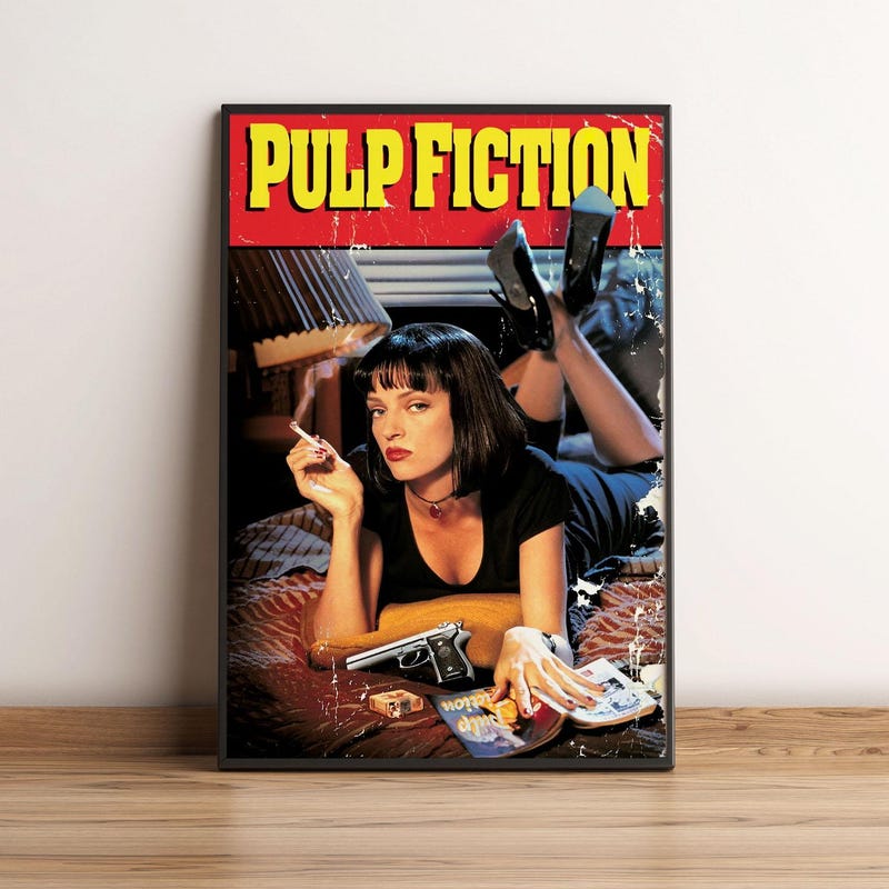 Pulp Fiction Poster - Etsy