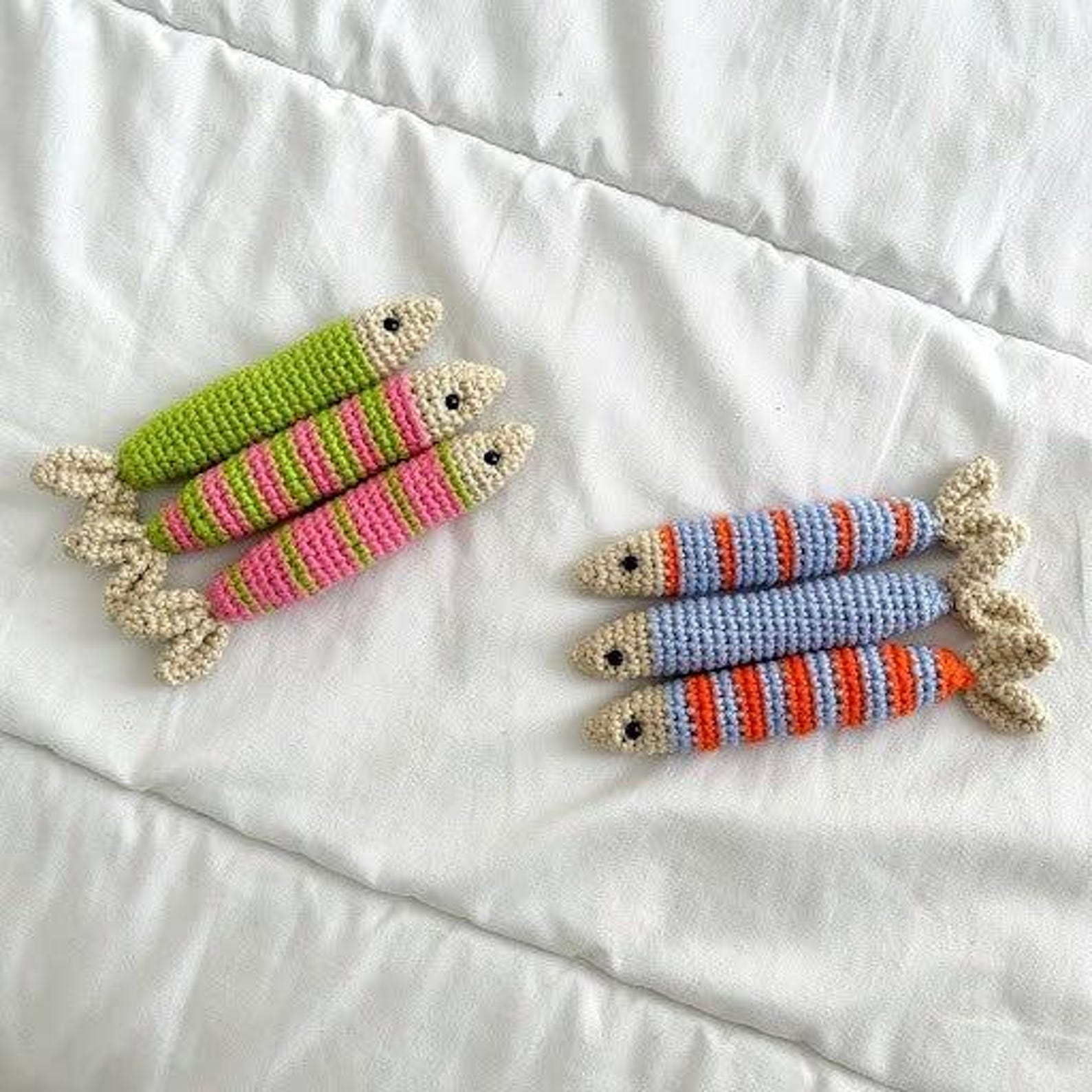 Crochet PATTERN Porto Sardines – the Crochet Pattern – Coastal Whimsy ...