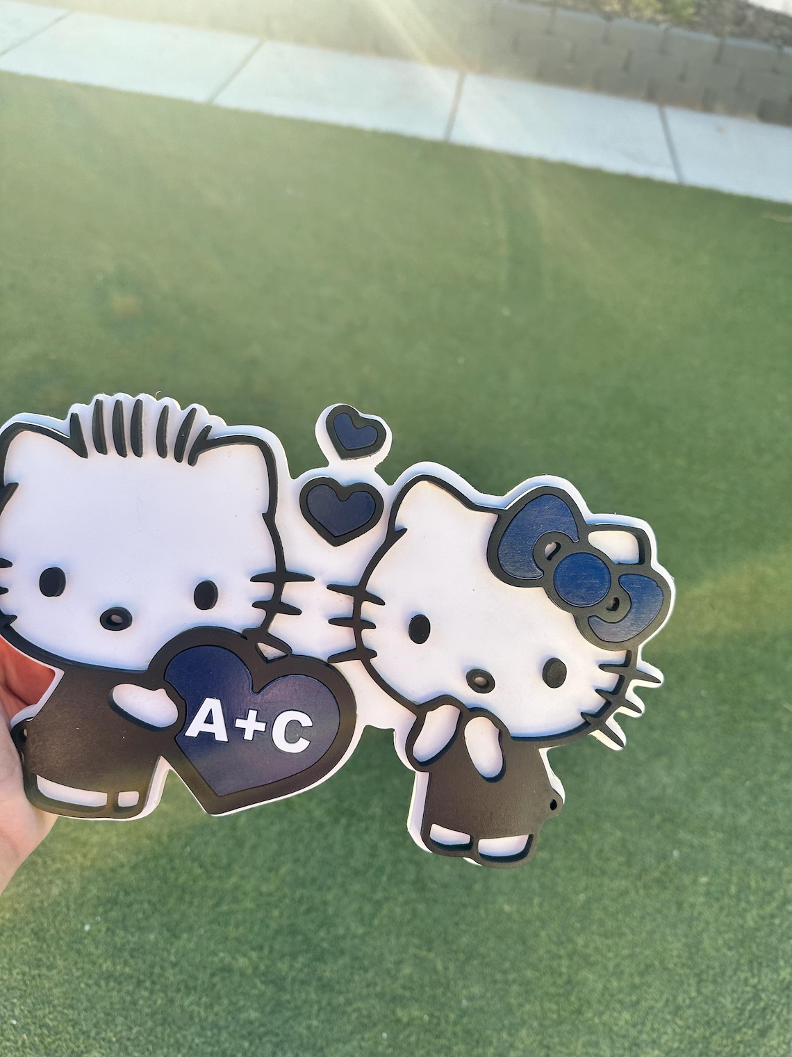 Custom Hello Kitty Couples Signs - Etsy