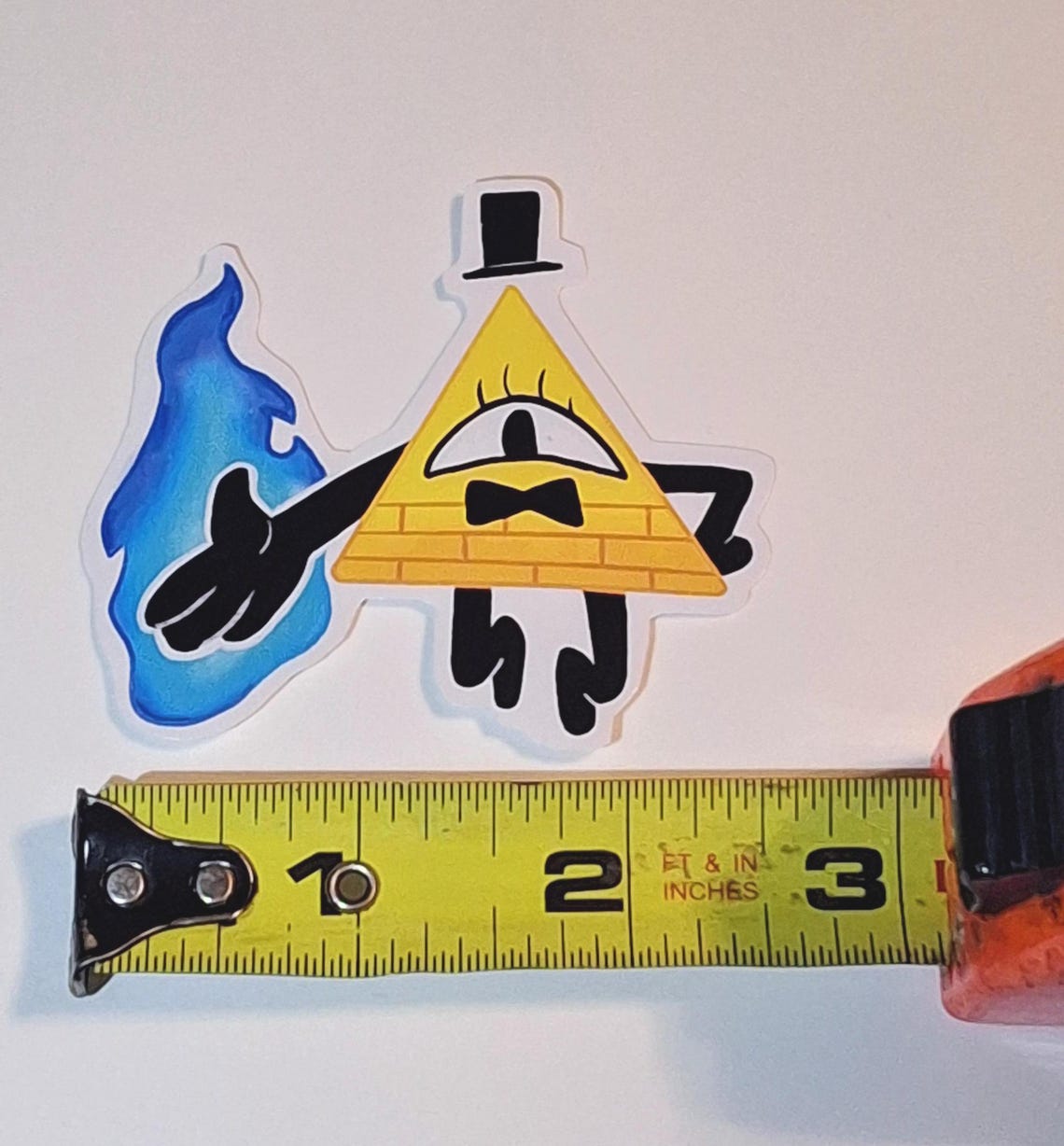 Holographic Bill Cipher 2.5' Sticker Glossy Gravity Falls | Mystery ...